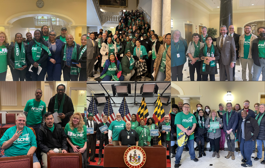 AFSCME Maryland Celebrates Passage of Pro-Worker Legislation During ...